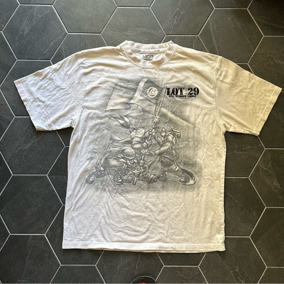 lot 29 | Shirts | Vtg Y2k Lot 29 Looney Tunes Black White Style Graphic ...